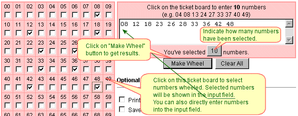 Instruction & Screenshot - LottoStrategies.com